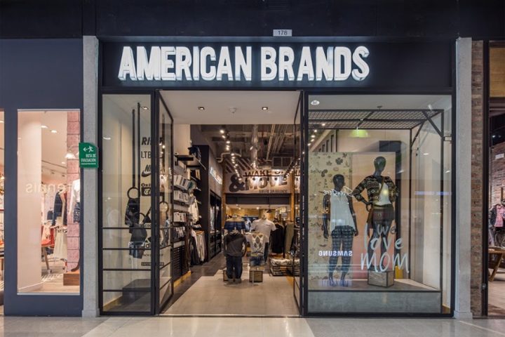 » American Brands store by Rack – retail architecture, Medellin – Colombia
