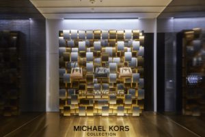» Michael Kors fashion displays at London Fashion Week by StudioXAG