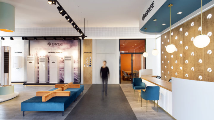 » Gree Air Conditioners Flagship Store in Istanbul by ZAAS