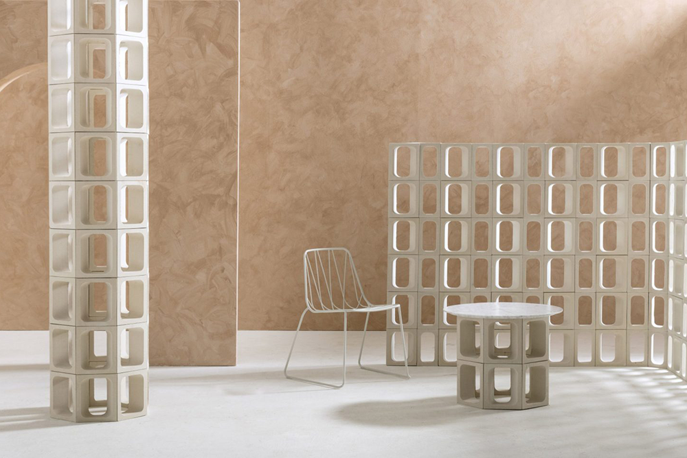 » Omni faceted cement breeze block by Tom Fereday