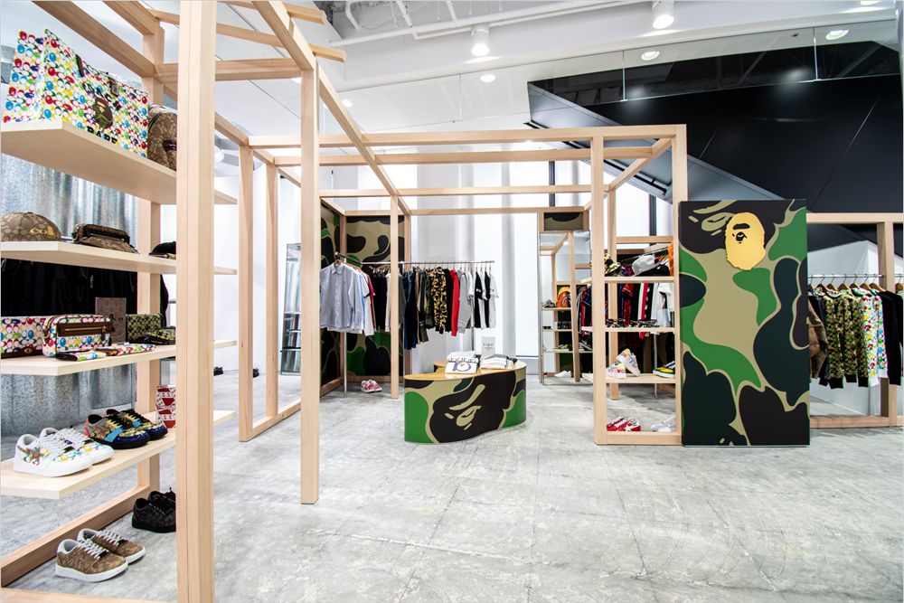 » BAPE shop-in-shop by Rei Kawakubo