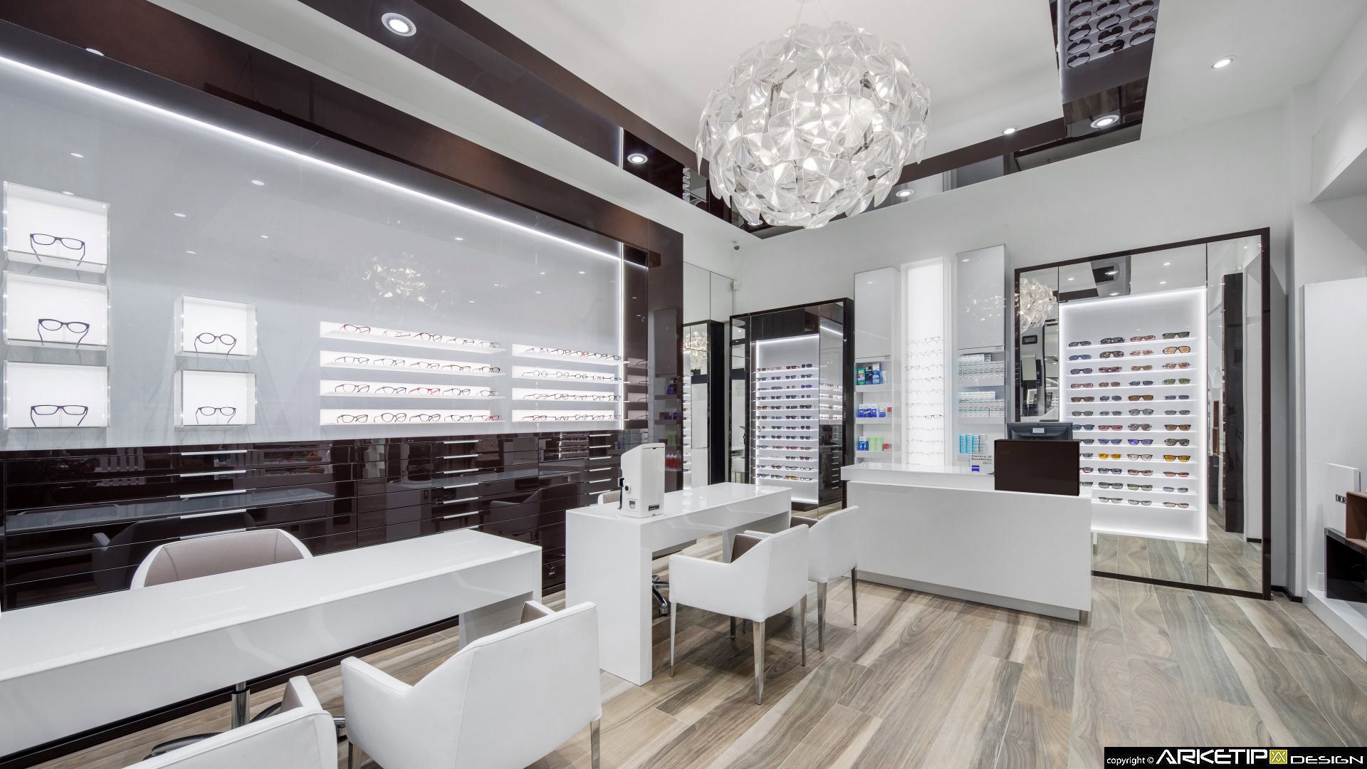 » EYEWEAR STORE DESIGN OTTICA MONTANARO by Arketipo Design Italy