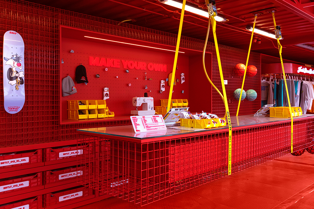 » BBT pop-up store by Weft