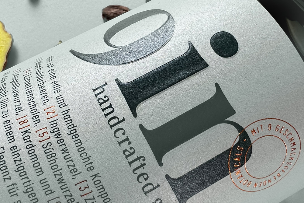 » 9in handcrafted Gin by Higgins Design