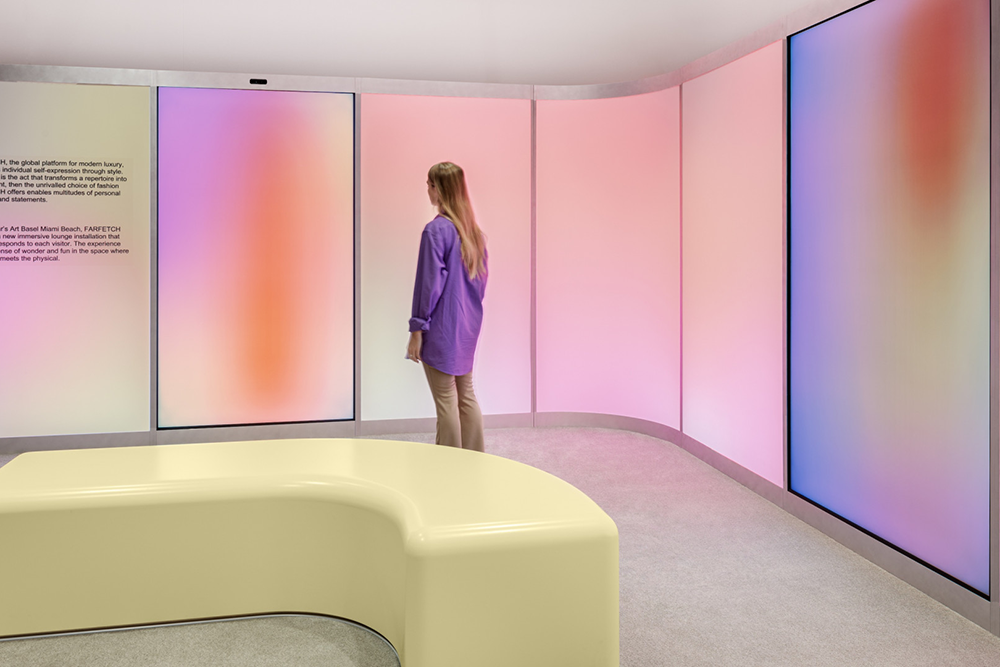 » Farfetch lounge at Art Basel Miami by Random Studio