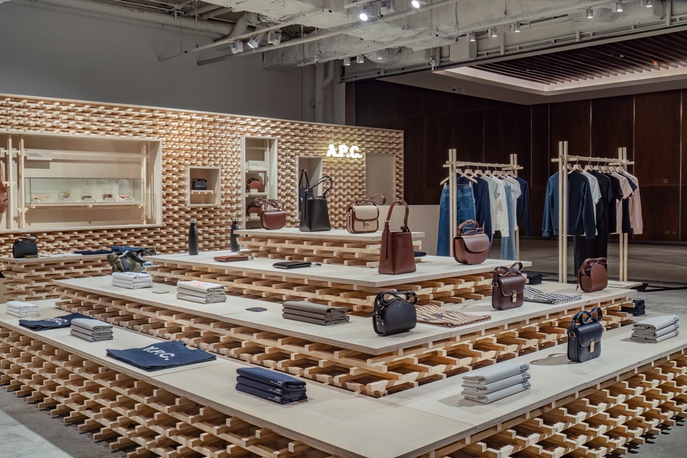 » A.P.C. store by Laurent Deroo