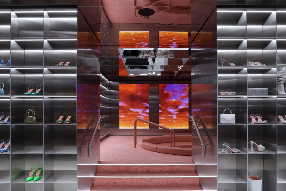 » Amina Muaddi store by Crosby Studios