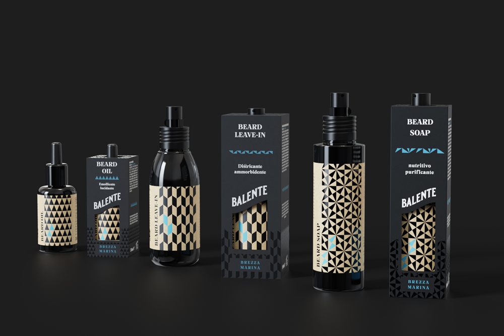 » Balente cosmetics for men by Mood Packaging Studio