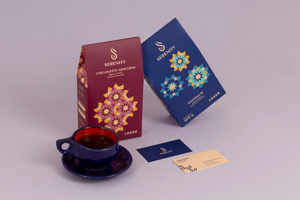 » Serenity Coffee by Hollóka Graphic Design Studio