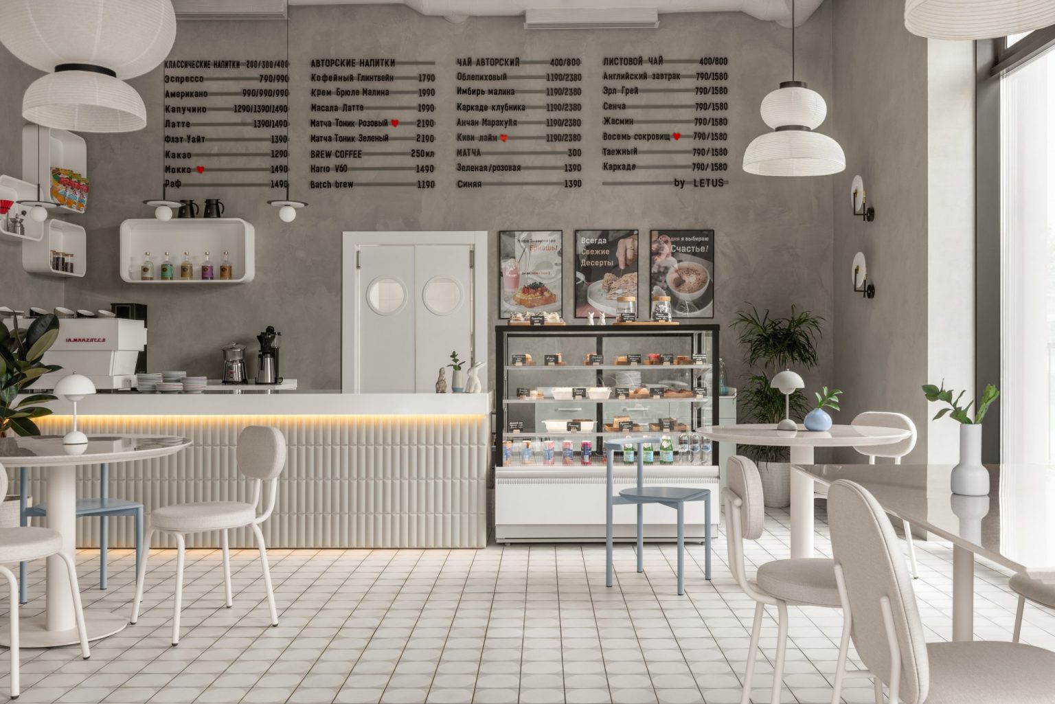 » Light and airy coffee house in the Astana