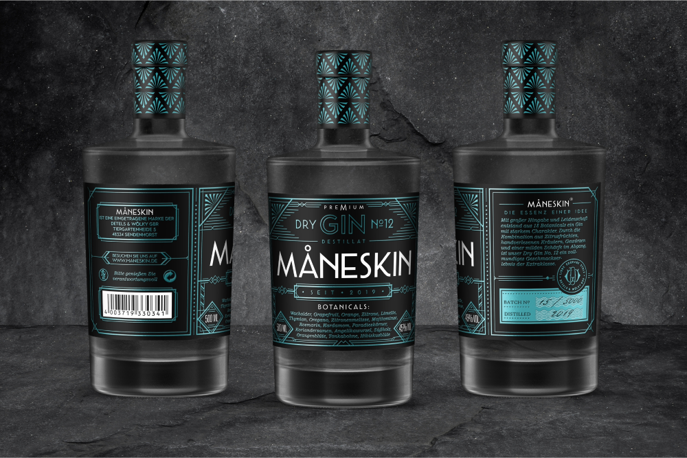 » Måneskin Dry Gin No.12 by Hamster & Hammer